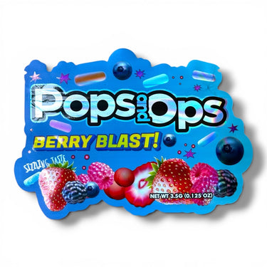 Shop Mylar Bag 3.5 Grams Pops and Ops Berry Blast | Packaging – Xotic Packs