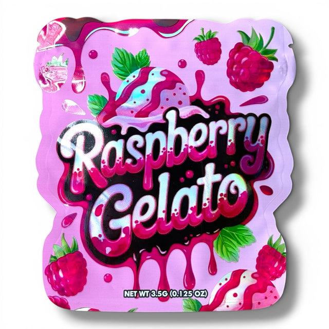 Shop Mylar Bag 3.5 Grams Raspberry Gelato | Packaging – Xotic Packs